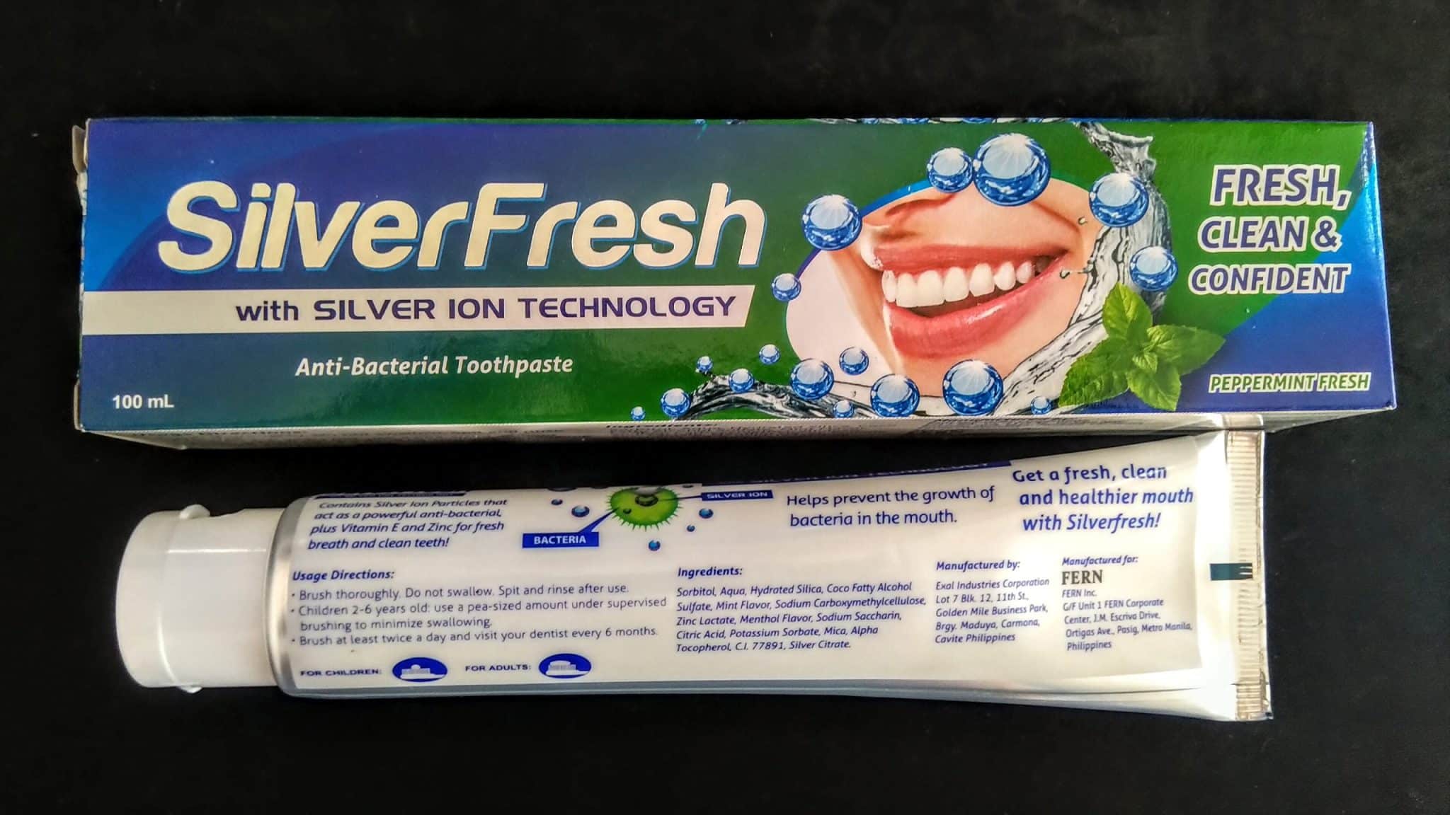 SilverFresh Toothpaste the first in the Philippines - i-Fernhealth ...